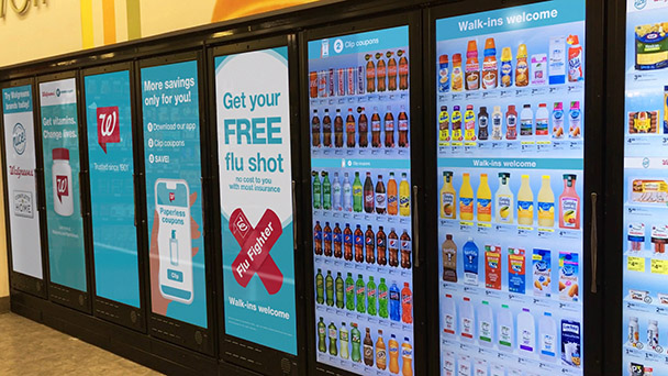 Walgreens Cooler Screens - Gilmore Group